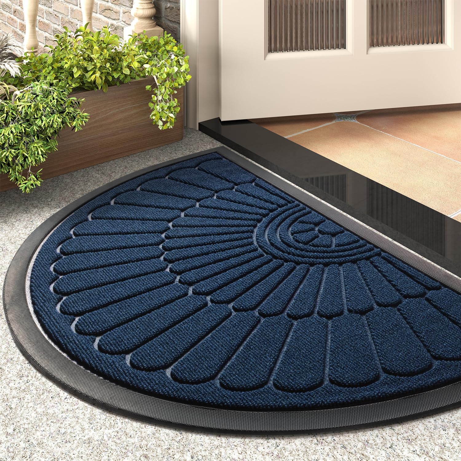 Amazon.com: Bulijojo Nordic Grey Entrance Door Mat Large 17 x 30 Inch ...