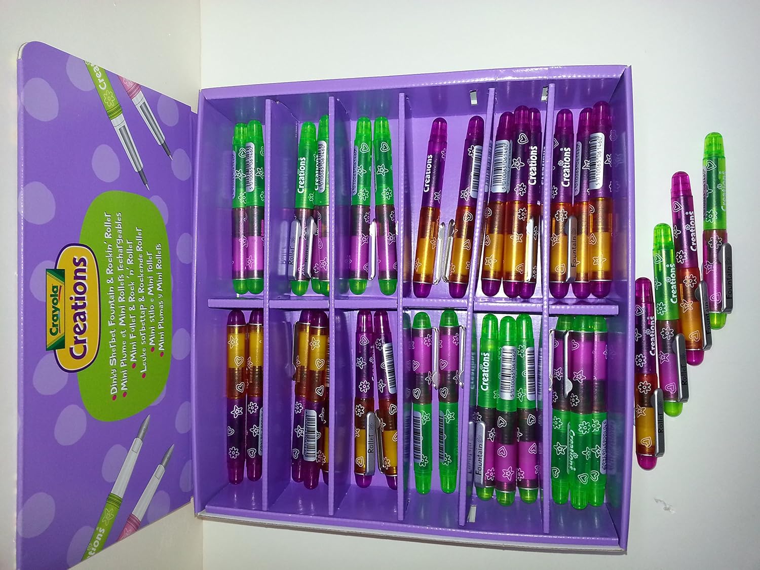 Crayola Creations Fountain or Roller Pen with refill ink cartridge ...