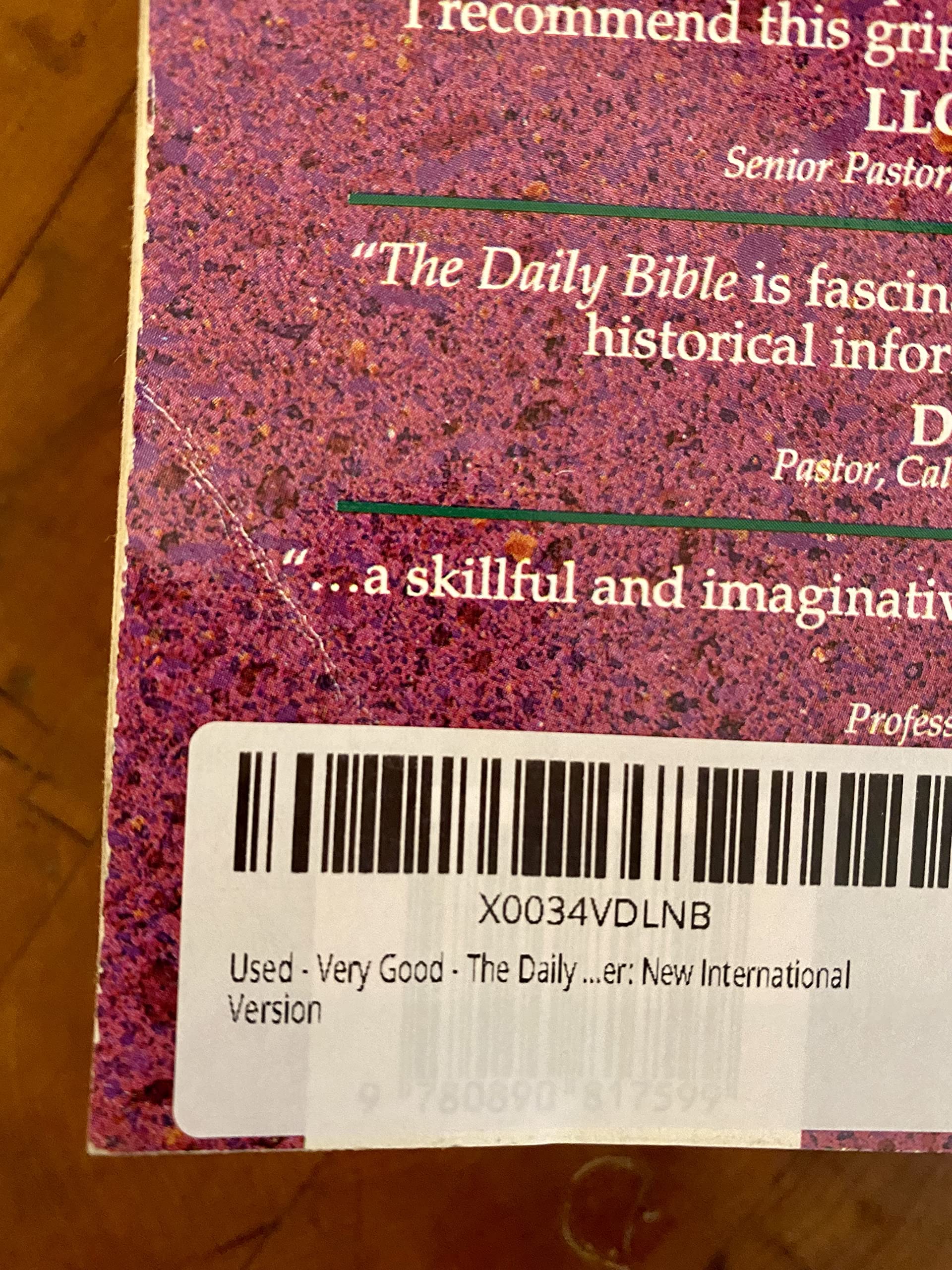 The Daily Bible in Chronological Order: New International Version ...