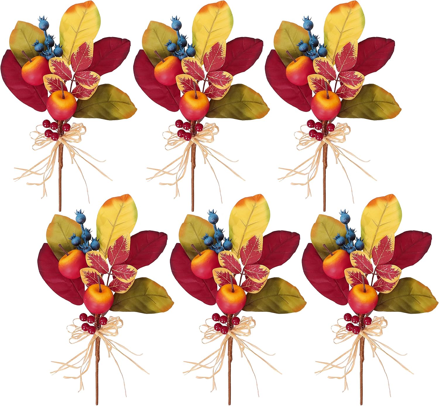 Amazon.com: Valery Madelyn 6 Packs Fall Picks with Apple and Blueberry ...