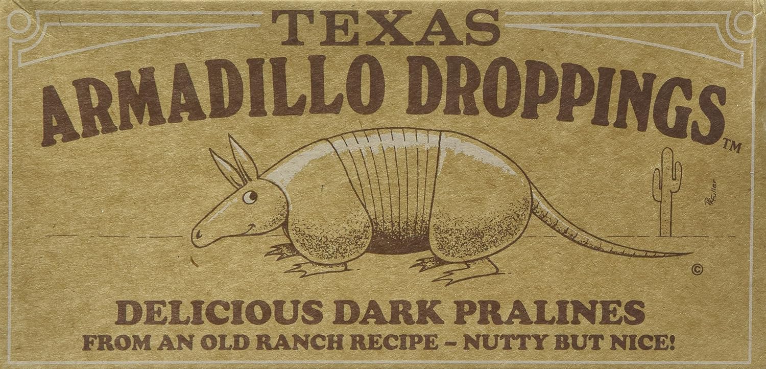 Amazon.com : Texas Armadillo Droppings Delicious Dark Pecan Pralines ...