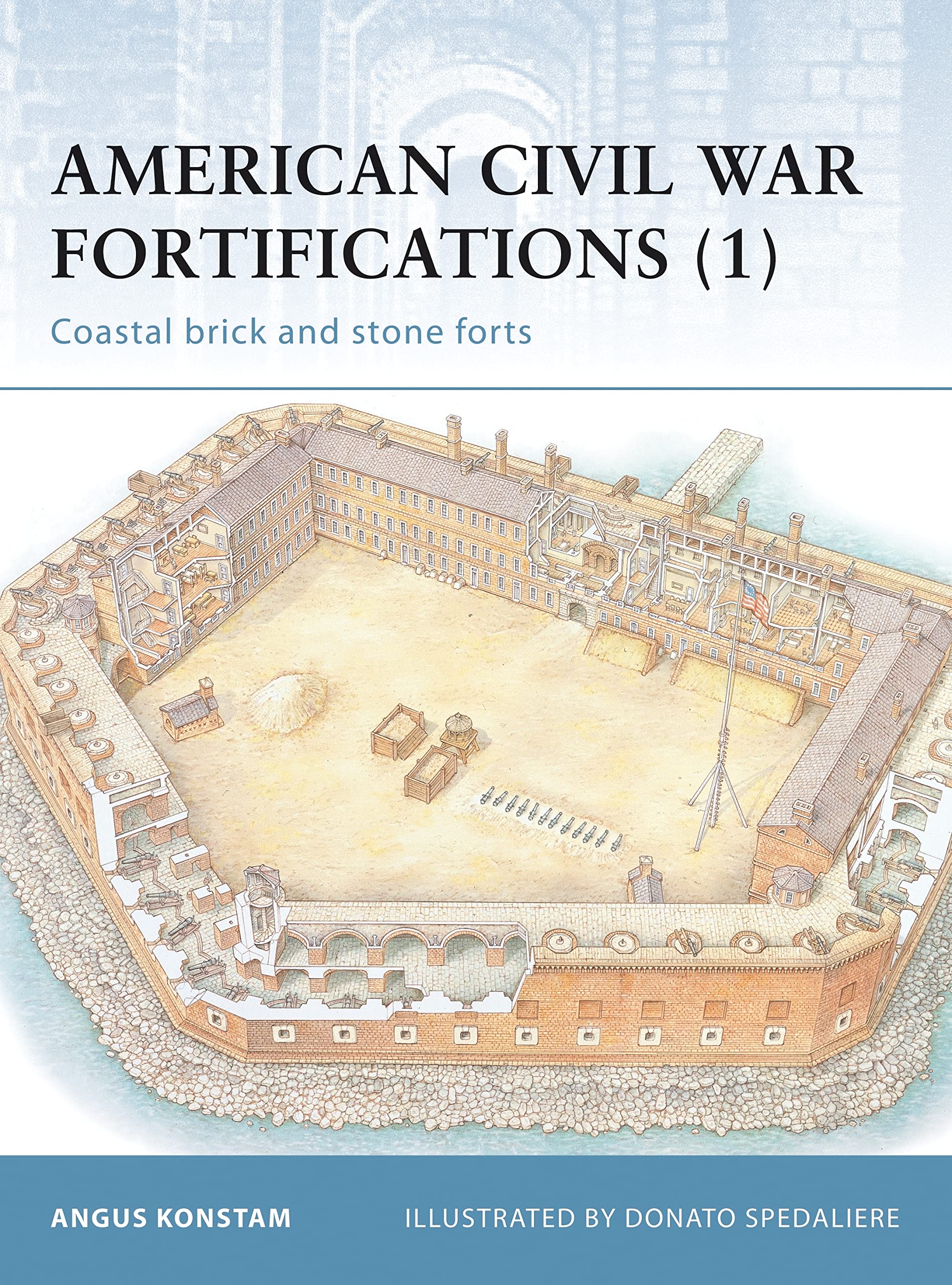 American Civil War Fortifications (1): Coastal brick and stone forts ...