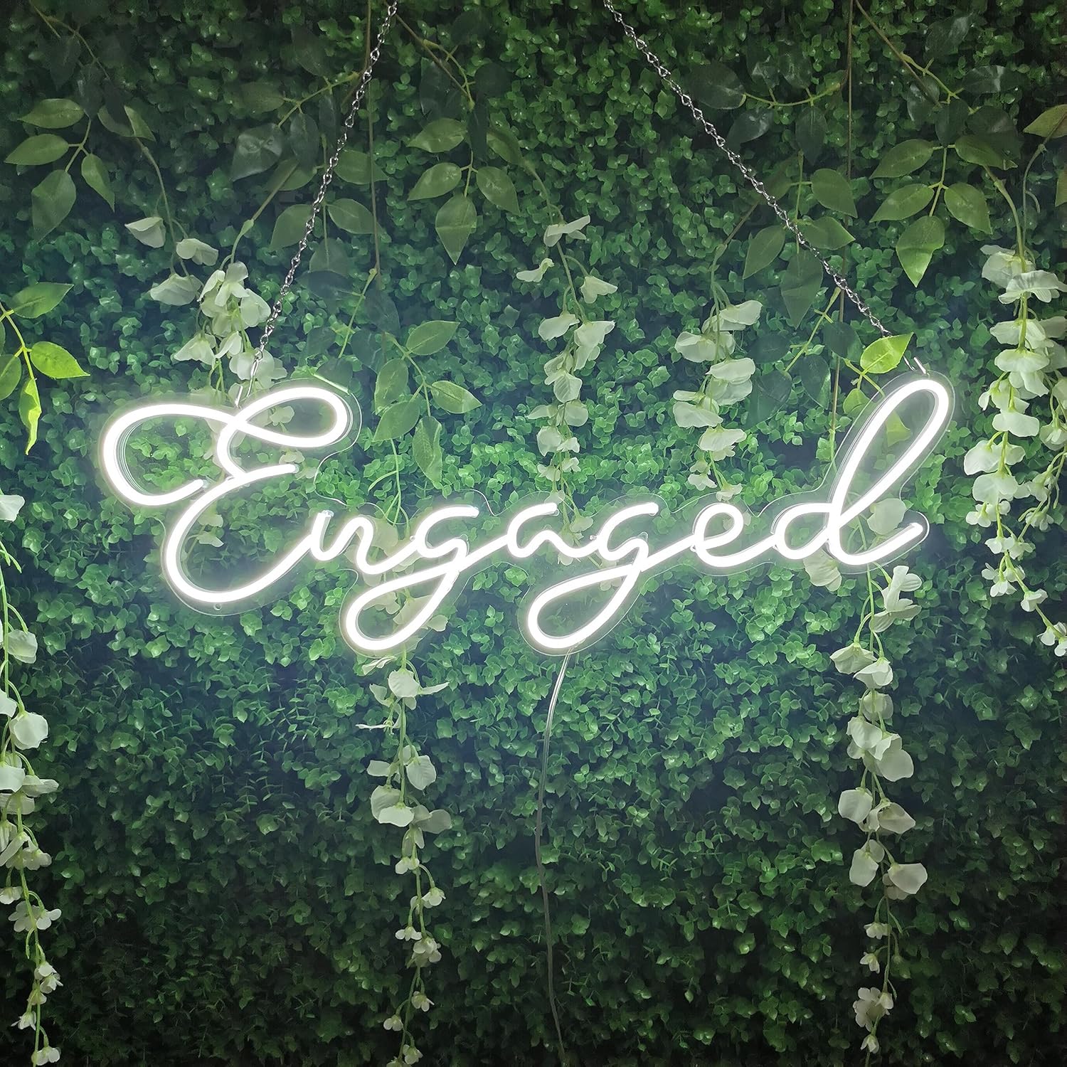 Amazon.com : Engaged Neon Sign Engagement Led Signs Wedding Neon Lights ...