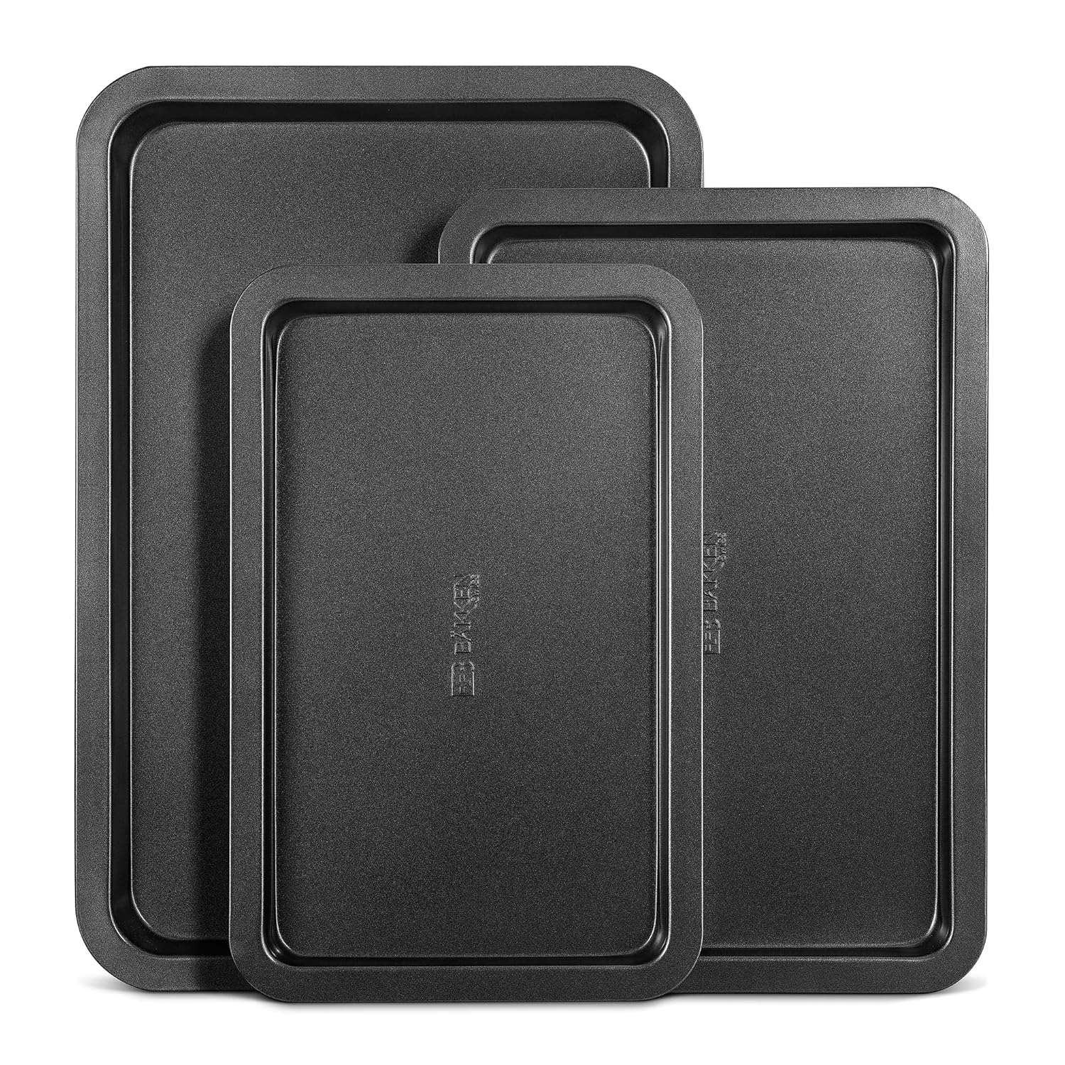 Amazon.com: 3 Piece Set Nonstick Carbon Steel Oven Bakeware ...