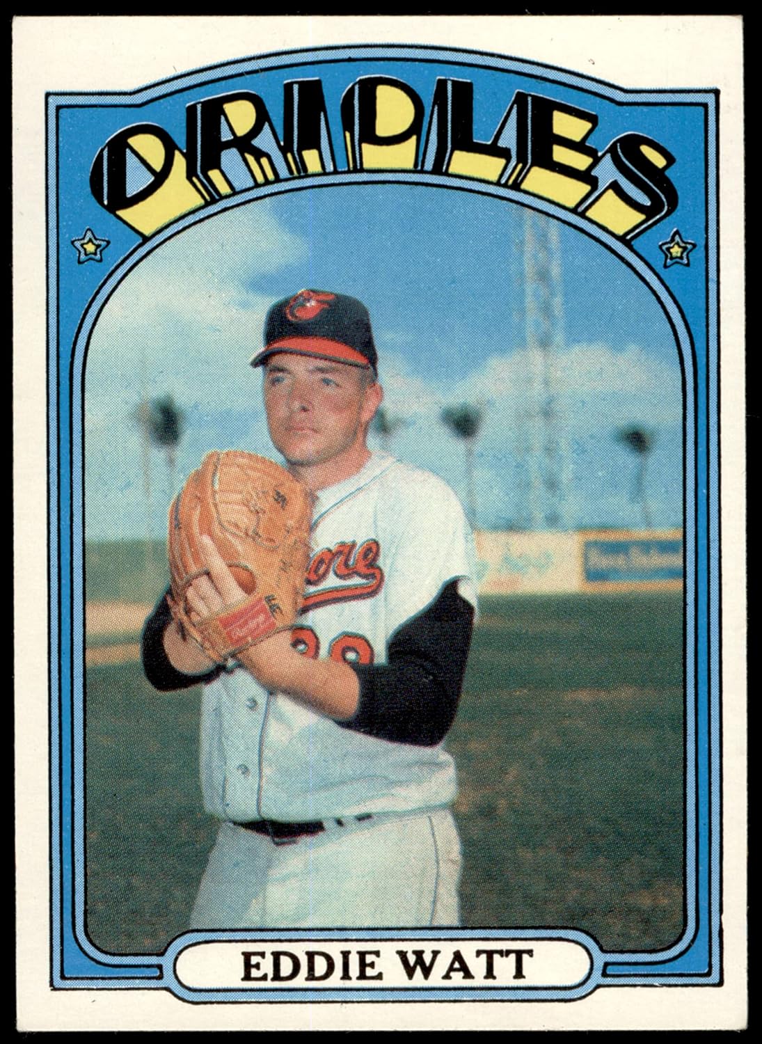 Amazon.com: 1972 Topps # 128 Eddie Watt Baltimore Orioles (Baseball ...