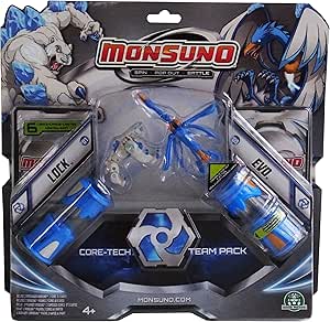 Monsuno serisi ile 1 – 2 " li Monster Starter-Set Lock # 01, Evo # 09 ...