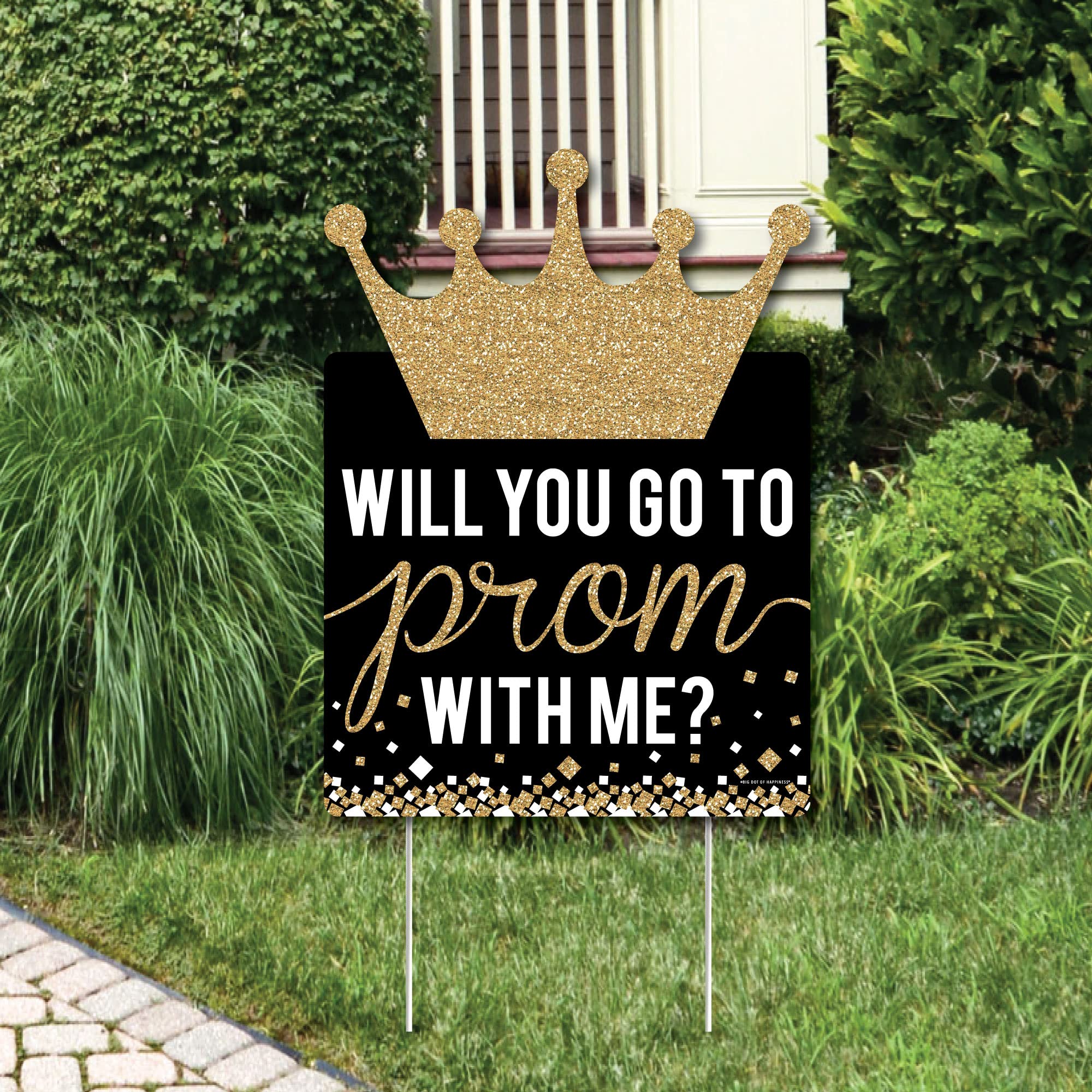 Amazon.com : Big Dot of Happiness Promposal - Party Decorations - Prom ...