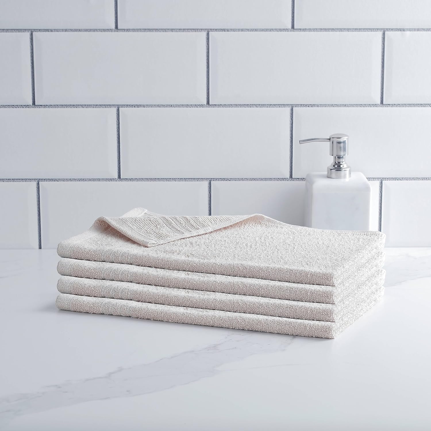 Amazon.com: Ariza Sleep Premium Single Ply 100% Cotton Towel Set ...