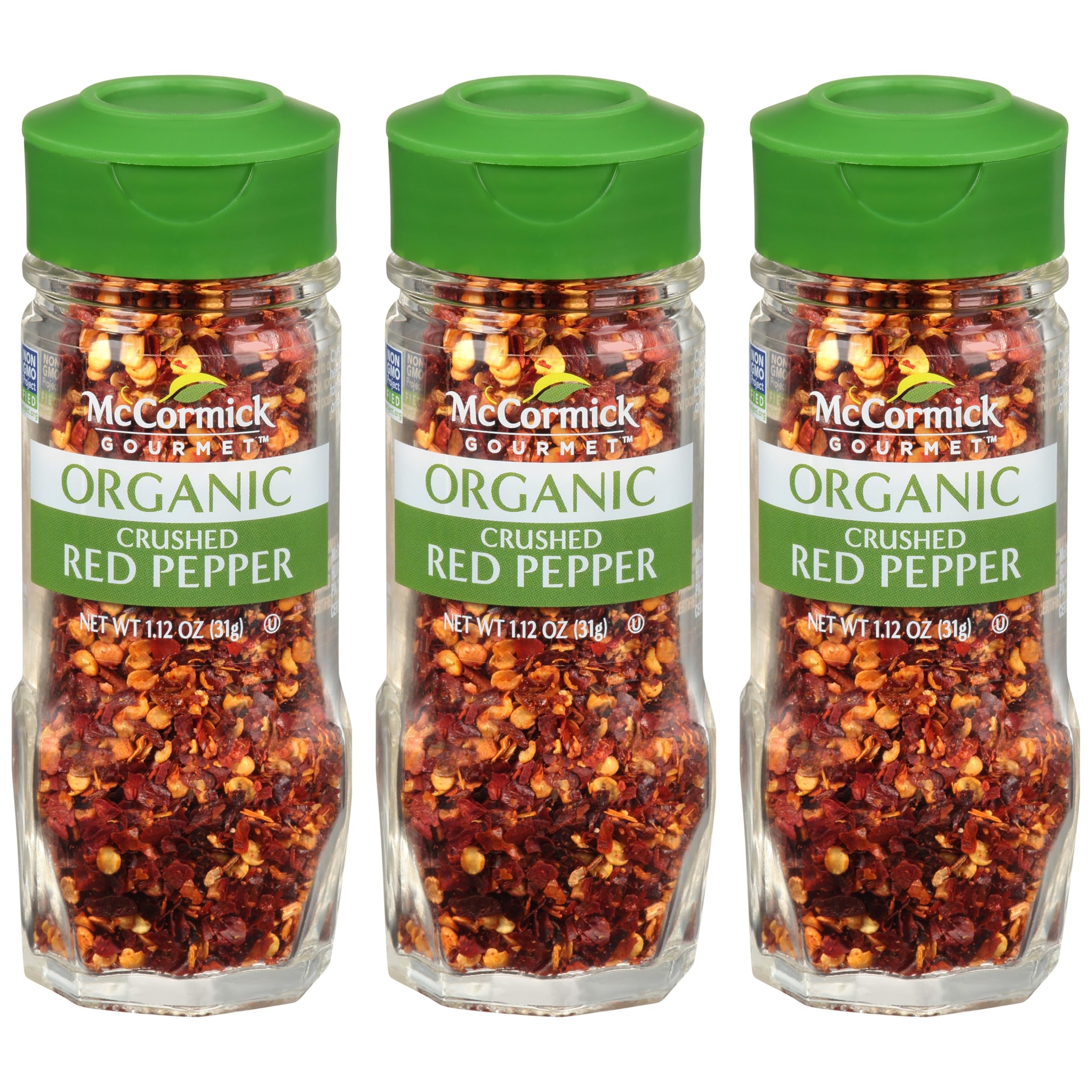 Amazon.com : McCormick Gourmet Organic Crushed Red Pepper, 1.12 oz ...