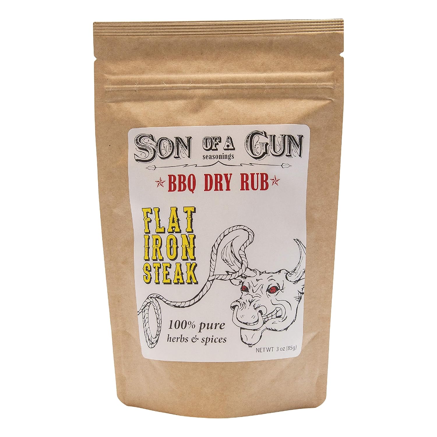 Amazon.com : Son of a Gun Seasoning - Flat Iron Steak Rub & Seasoning ...