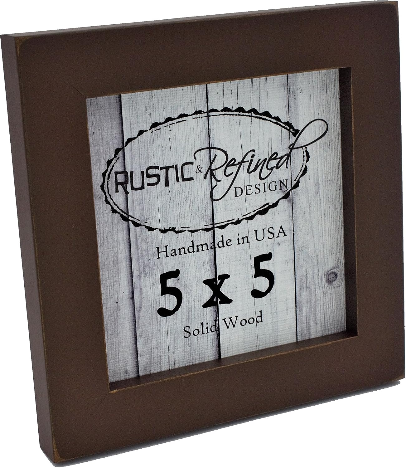 Amazon.com - Rustic and Refined Design 5x5 Solid Wood Made in USA ...