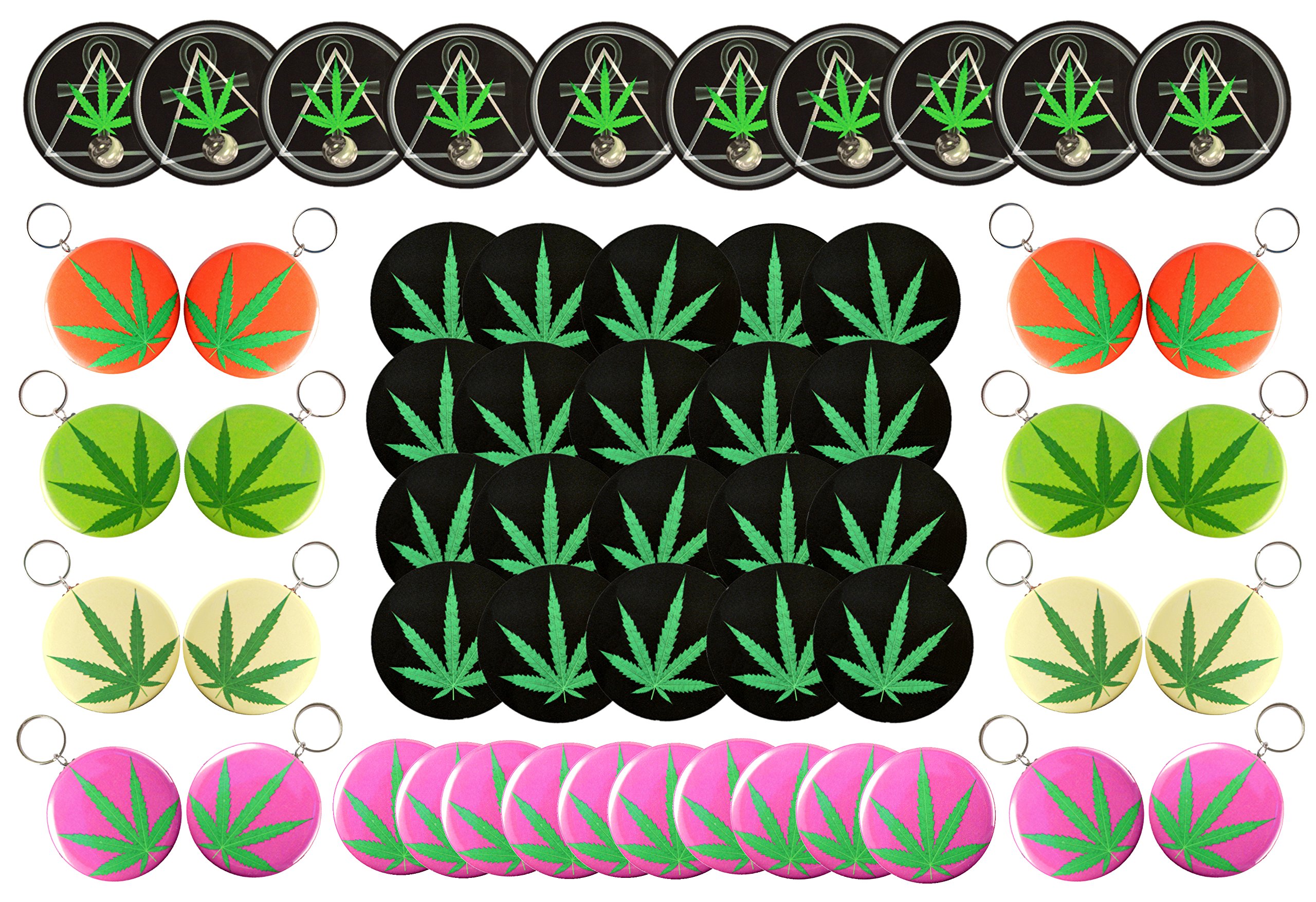 Amazon.com : Cannabis/Marijuana/Pot Leaf Bundle 56 items:25 Vinyl ...