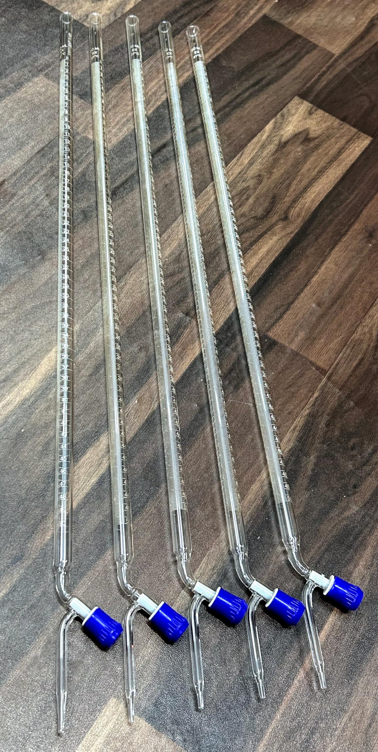 DT Science House Borosilicate glass burette 50ml capacity, class B,for ...