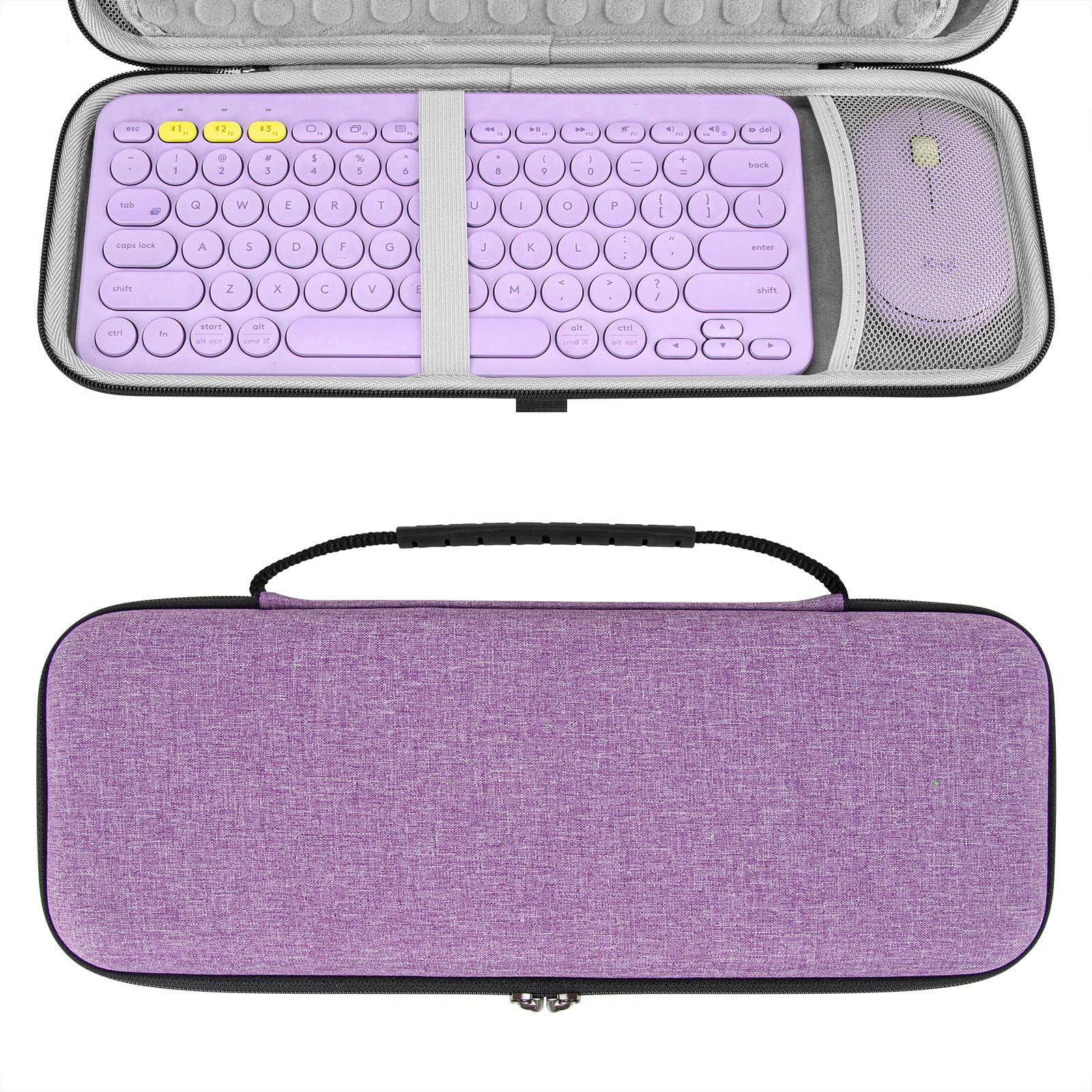 GEEKRIA K380 Keyboard + M350 Mouse Combo Carrying Case, Protective ...