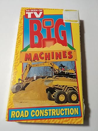 Amazon.com: Big Machines:Road Construction [VHS] : Big Machines: Movies ...