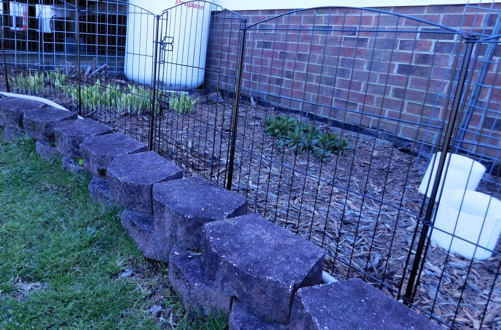 $9/mo - Finance INJOPEXI Garden Fence 6 Panels 11.8ft (L)×24in (H ...