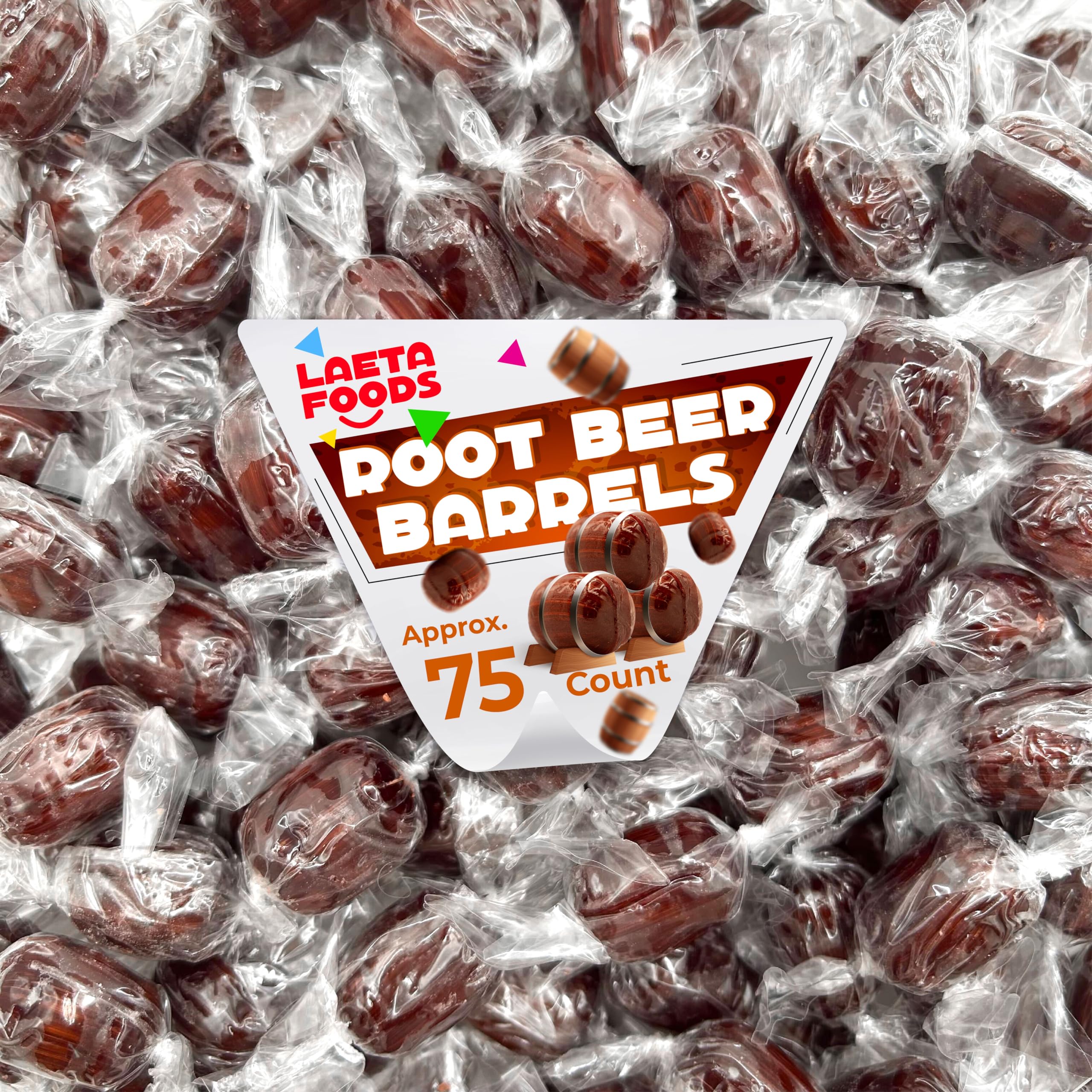 Hard Candies DAD'S Root Beer Barrel Hard Candy 2LB Original Flavor Old ...