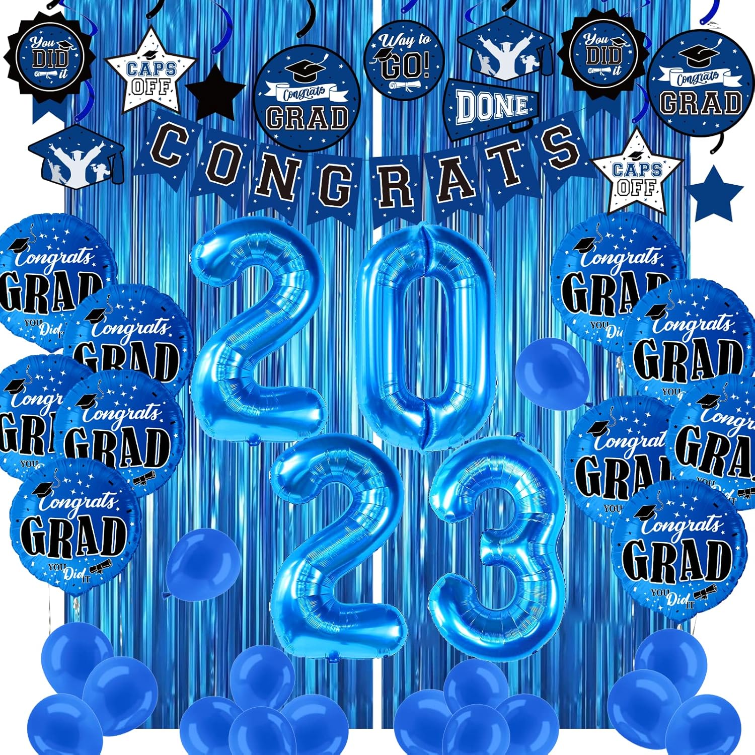 Amazon.com: DAZONGE Graduation Party Decorations 2023 - Graduation ...