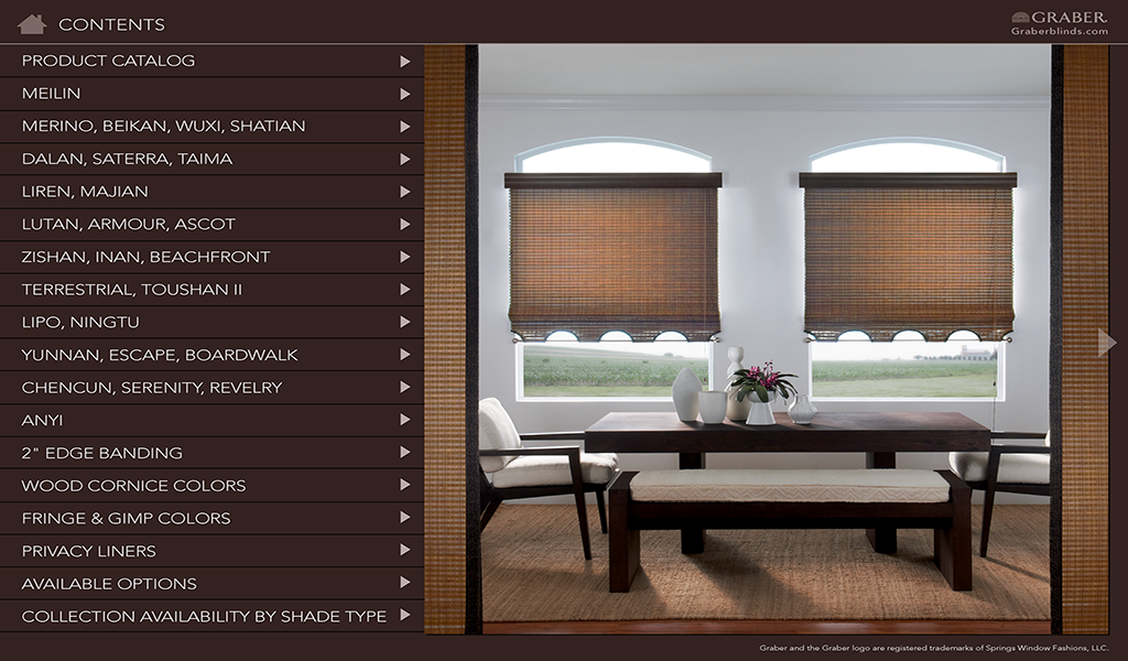 Graber Natural Sample Book - App on Amazon Appstore
