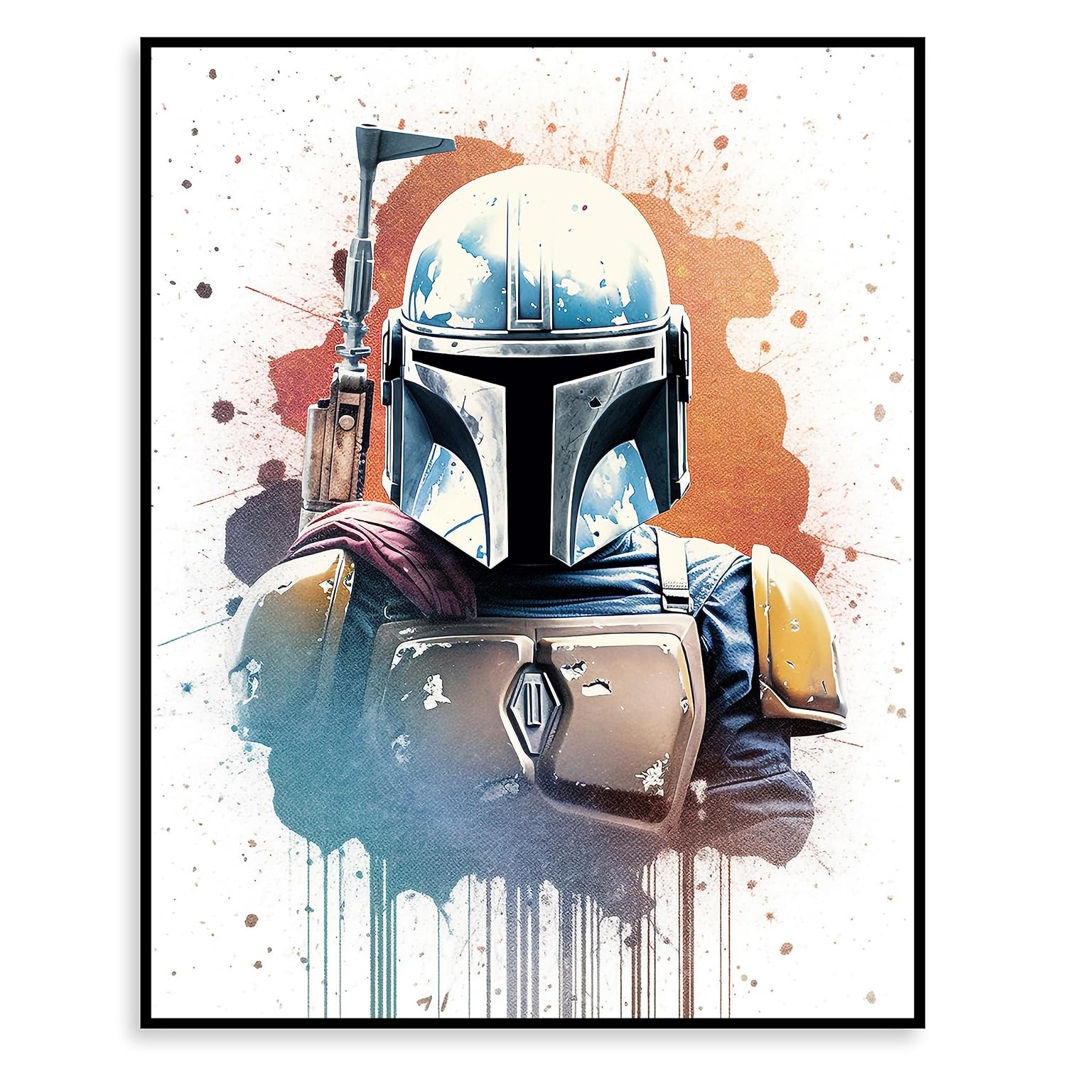 Amazon.com: Star Wars Watercolor Art Print - Premium Giclee Fine Art ...