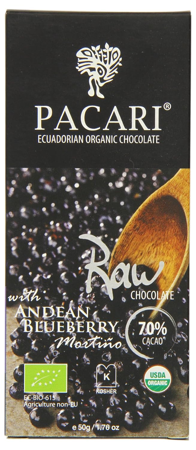 Amazon.com : Pacari Ecuadorian Organic Raw Chocolate, 70% with Andean ...