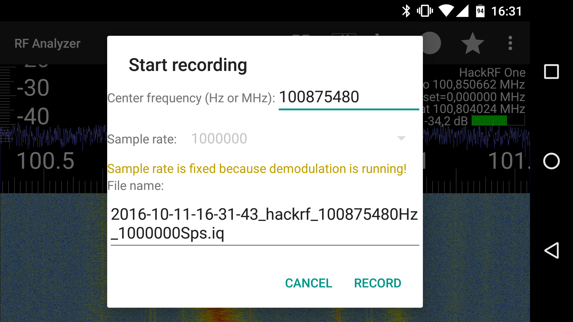 RF Analyzer - App on Amazon Appstore