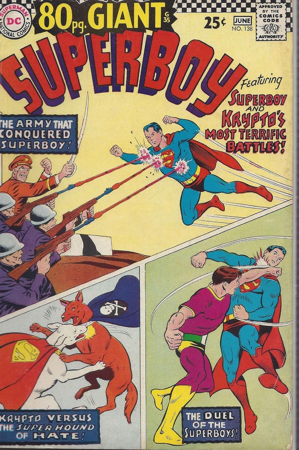 Amazon.com: Superboy (1st Series) #138 FN ; DC comic book | June 1967 ...