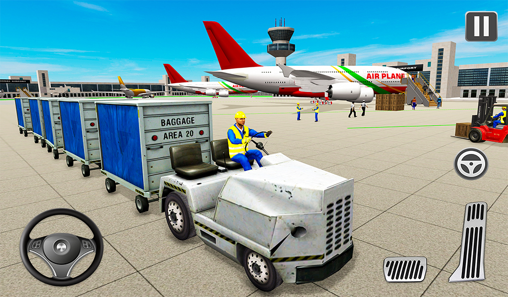 Airport Life Simulator Flying Games 3D Fly Plane & Vehicle Driving ...