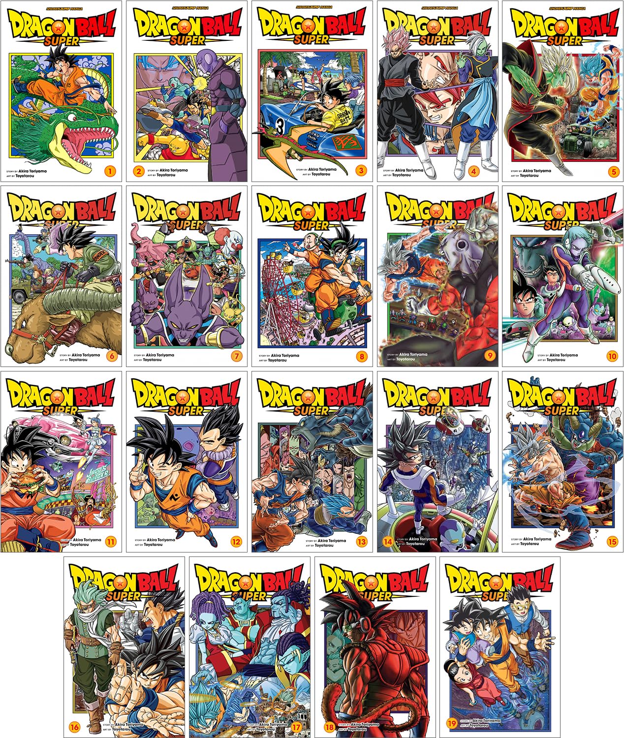 Dragon Ball Super Series Vol 1-15 Books Collection Set By Akira ...
