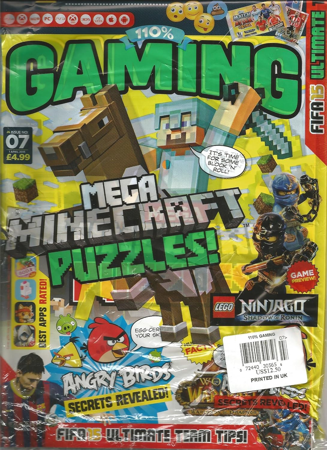 100% Gaming Magazine # 7 (April 2015,Minecraft): Various: Amazon.com: Books
