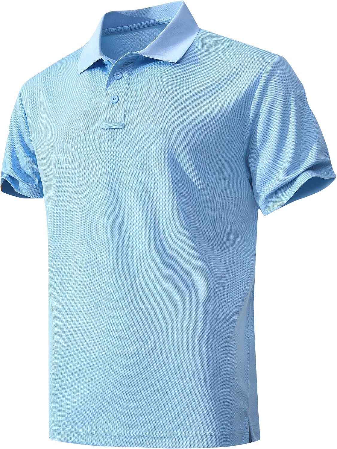 Amazon.com: KAOKLRNI Men's Quick-Dry Active Polo Shirts Short Sleeve ...