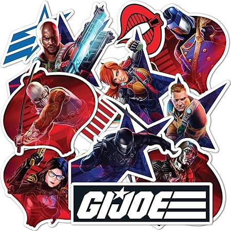 Amazon.com: GI Joe Stickers - 12 Stickers Vinyl Decal Laptop Water ...