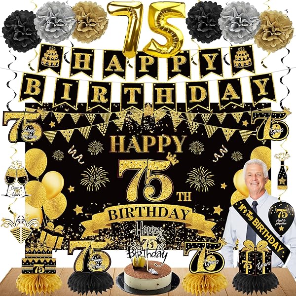 75th Birthday Party Ideas - Fun Themes & Easy Hacks for a Fabulous 75th!