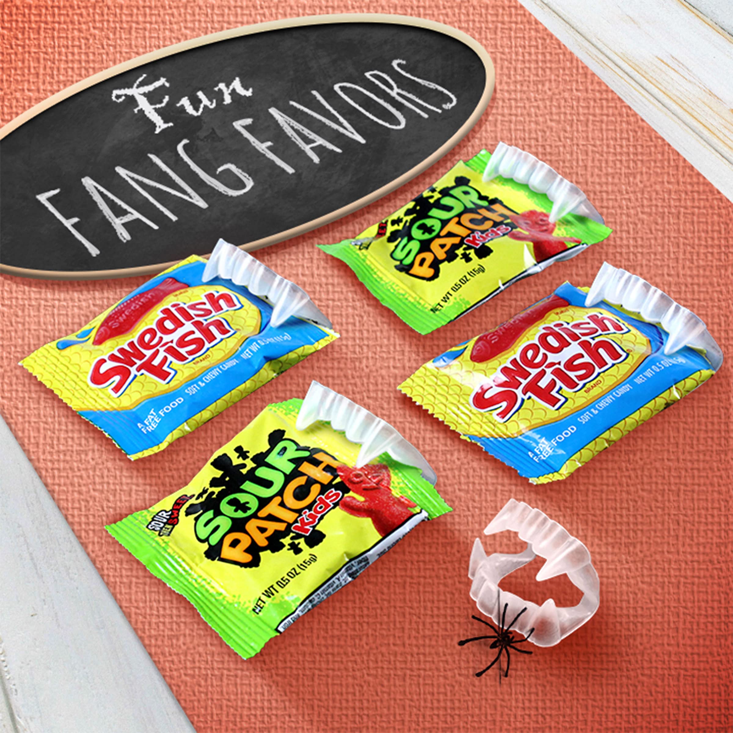 SOUR PATCH KIDS Candy and SWEDISH FISH Candy Halloween Candy Variety ...