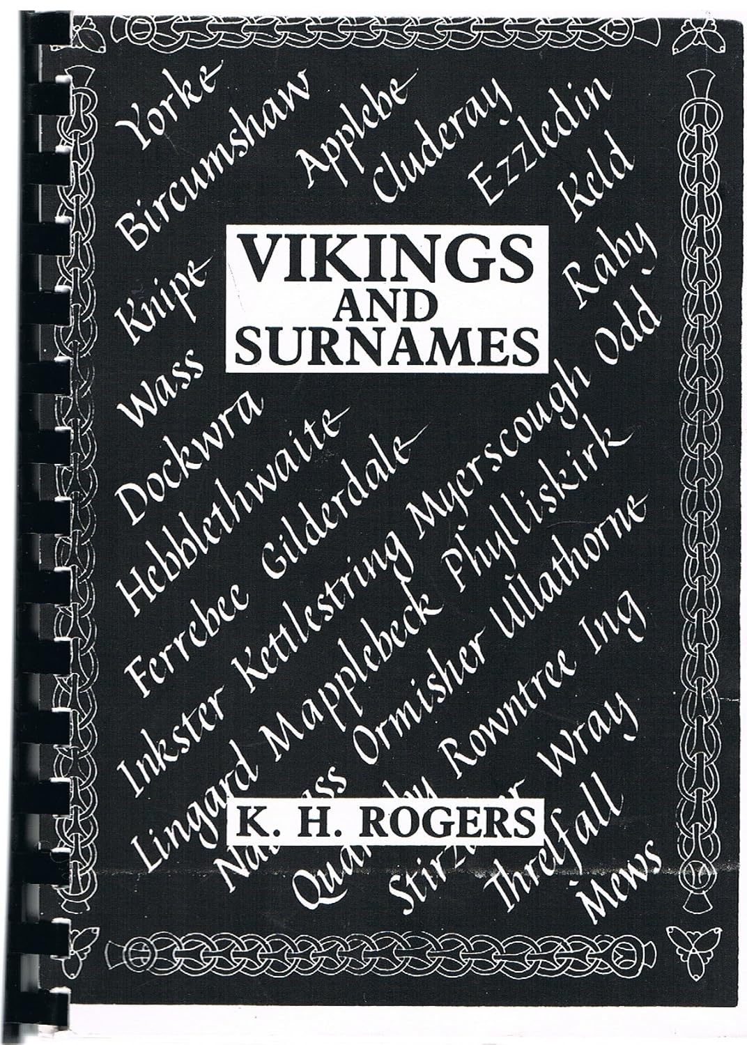 Vikings and Surnames: Rogers, K.H.: 9781850720867: Amazon.com: Books