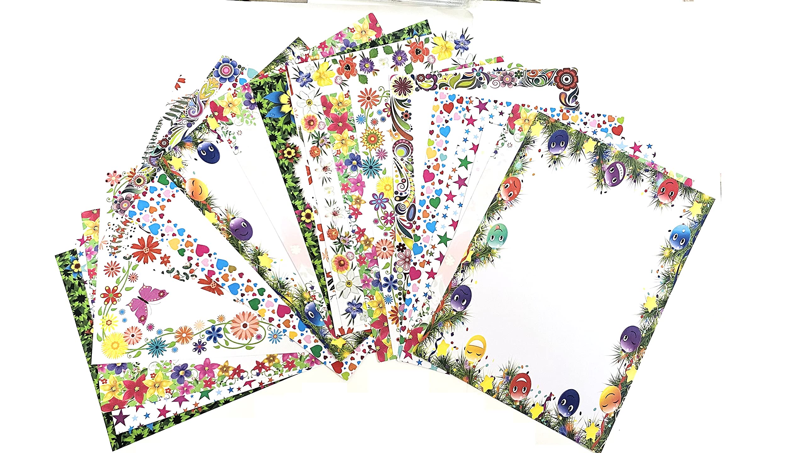 A'SHOP A4 Size Designer Frame or Border Craft Sheets for Art and Craft ...