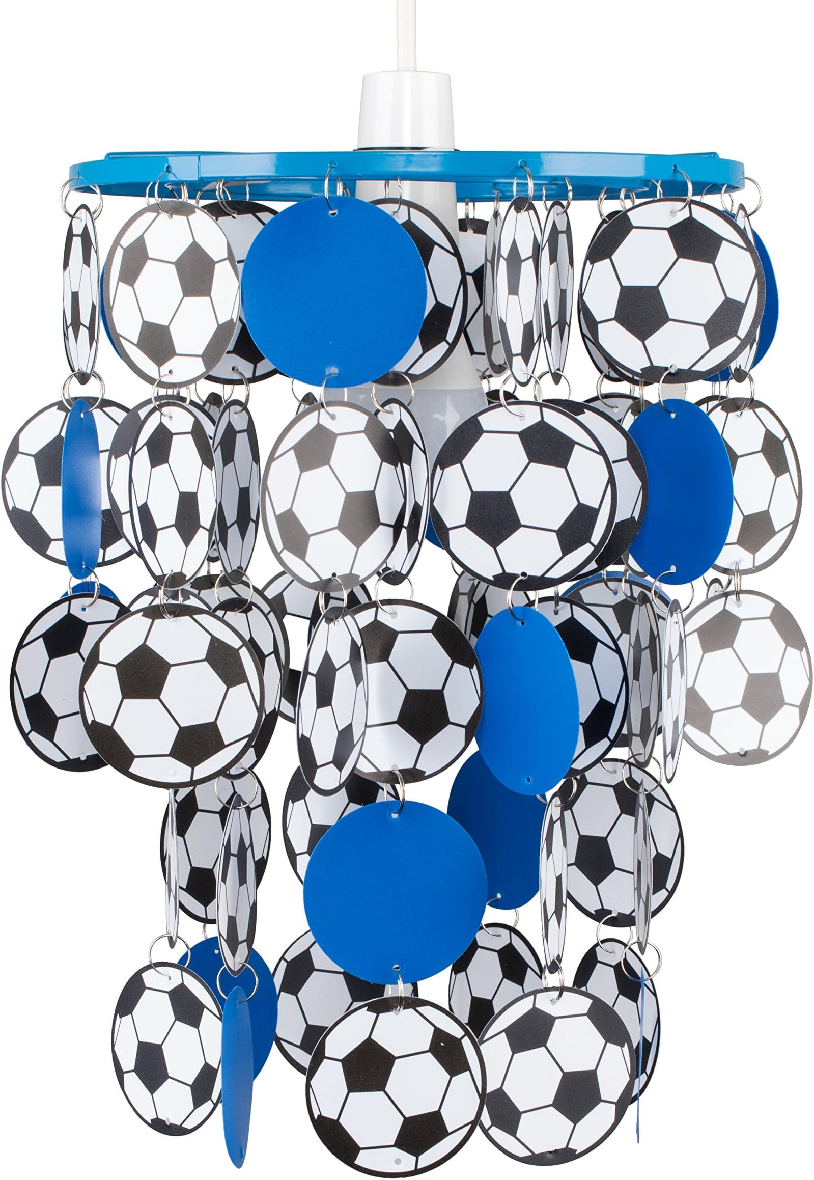 MiniSun | Blue Football Ceiling Light Shade | Children's Lighting, Home ...