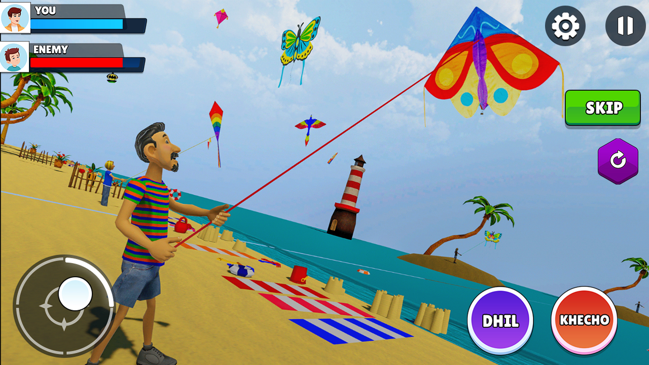 Pipa Kite Flying Layang Basant Offline Simulator Games 3D - App on the ...