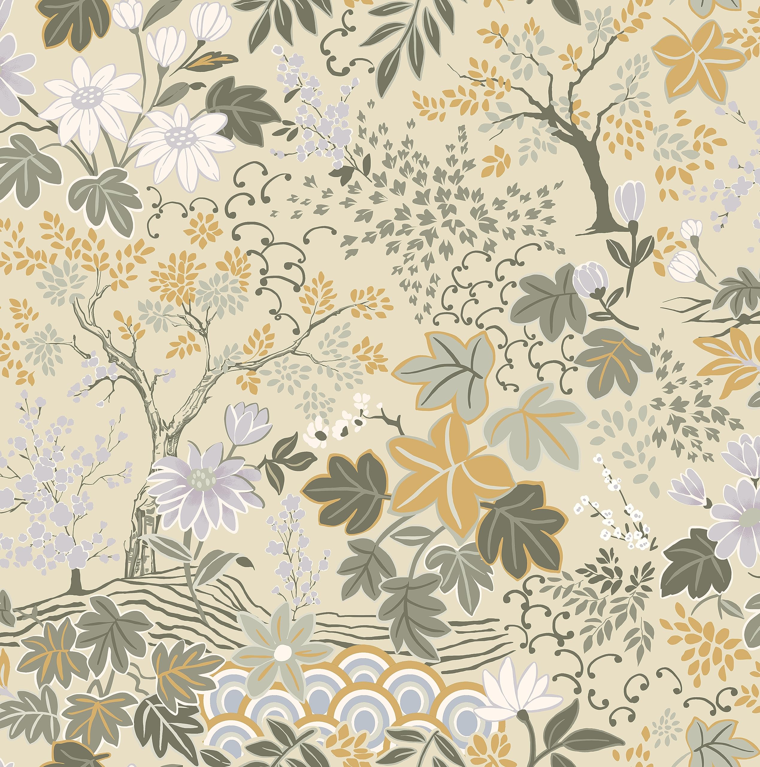 Snapklik.com : EeeComing Peel And Stick Boho Floral Contact Paper - 787 ...