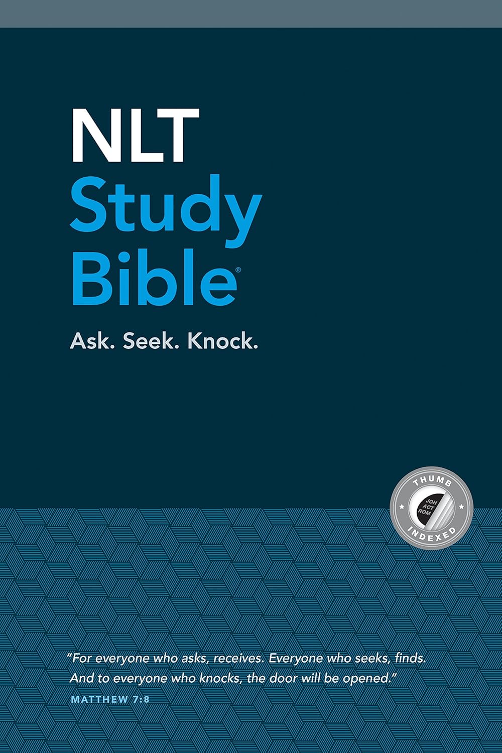 NLT Study Bible (Hardcover Cloth, Blue, Indexed, Red Letter): New ...