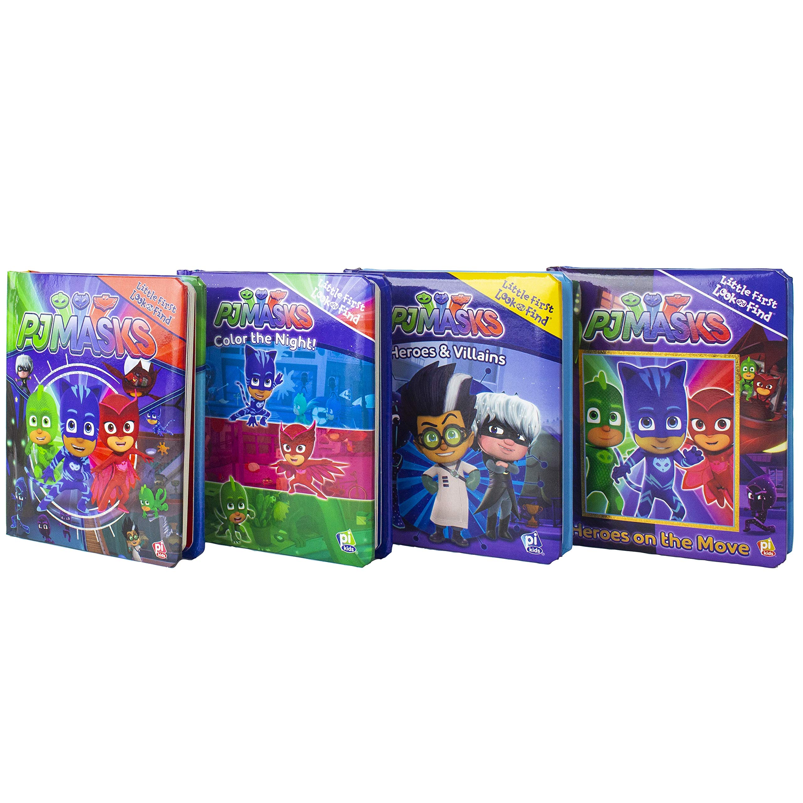 PJ Masks Little First Look and Find 4 Book Vinyl Bag Set: Editors of ...