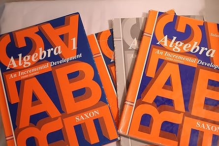Saxon Algebra 1 Kit with Solution Manual 3rd Edition: JOHN SAXON ...