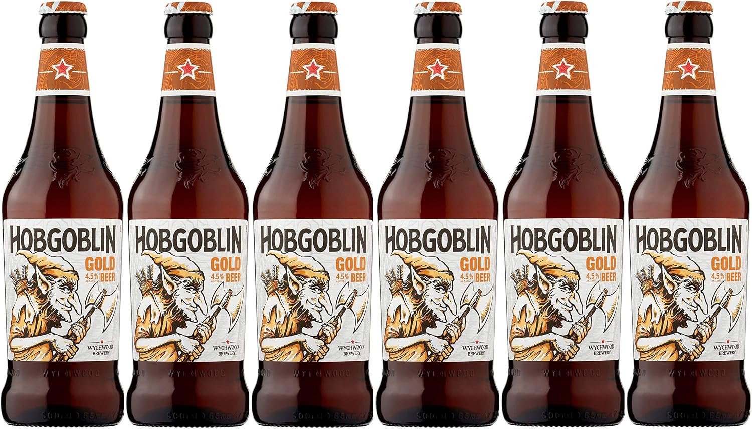 Wychwood Gold Hobgoblin Ale - 6 X 500ml : Amazon.co.uk: Grocery
