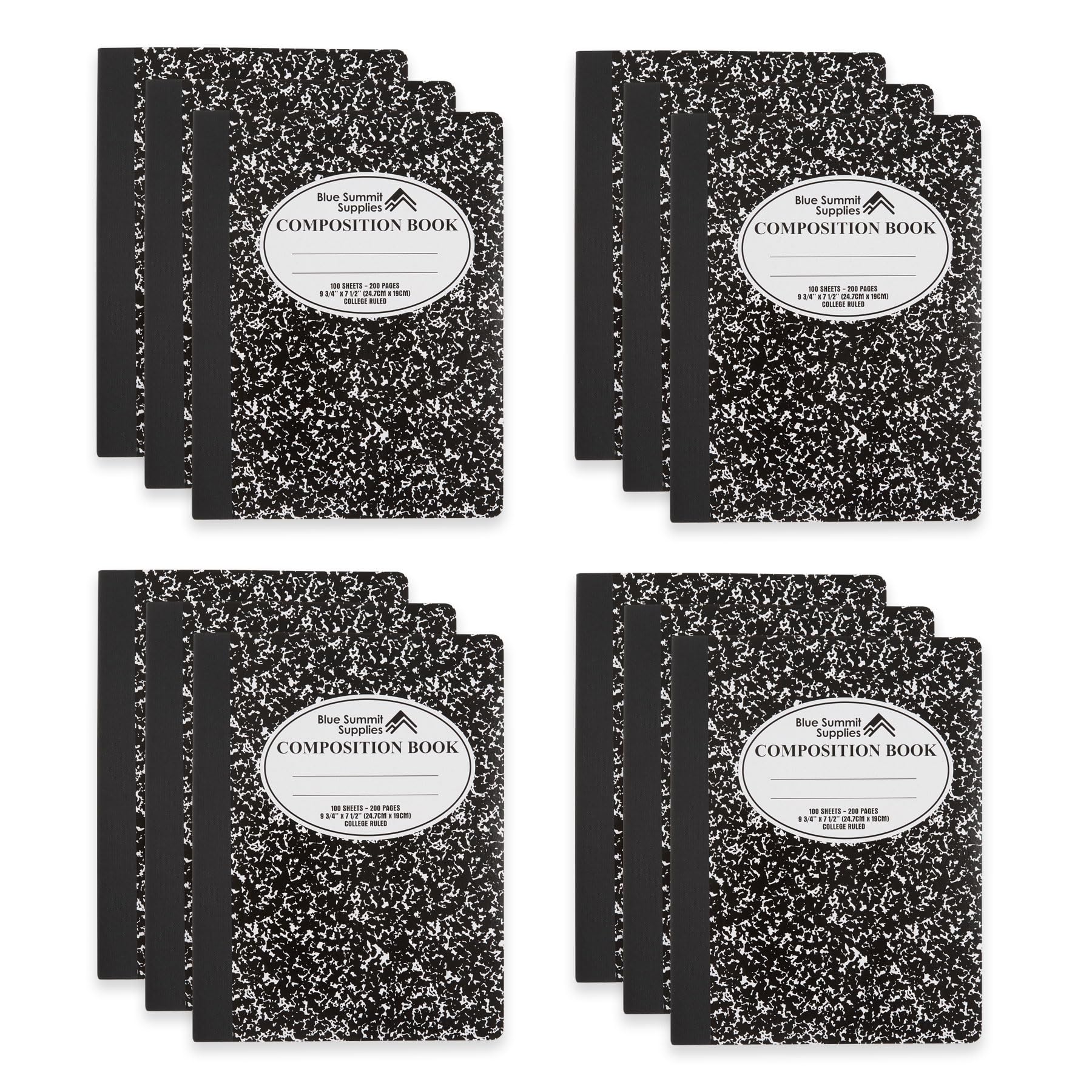 Amazon.com : Blue Summit Composition Notebook, College Ruled, 100 ...