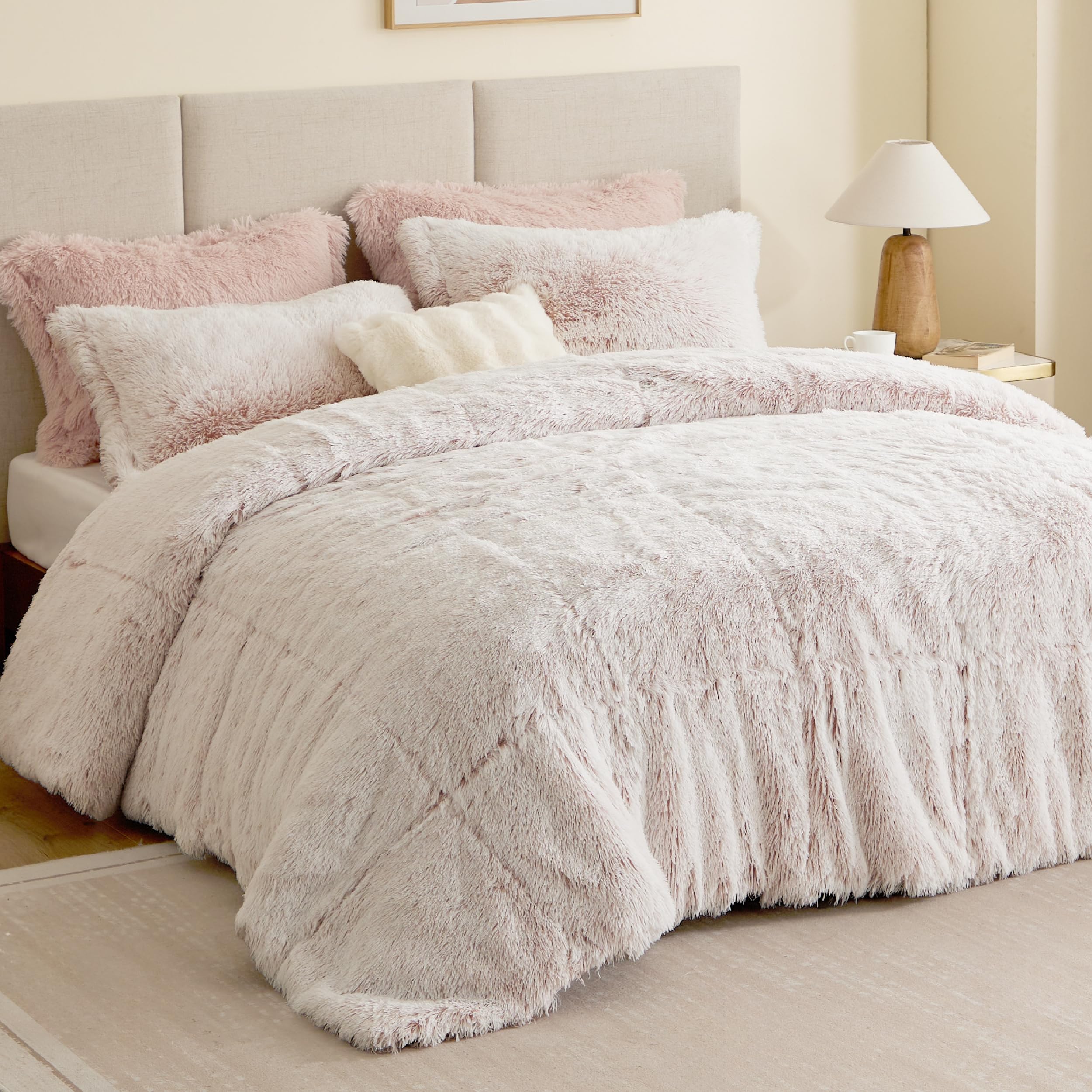 Amazon.com: Intelligent Design Twin Comforter Set Fur-Like Shaggy ...