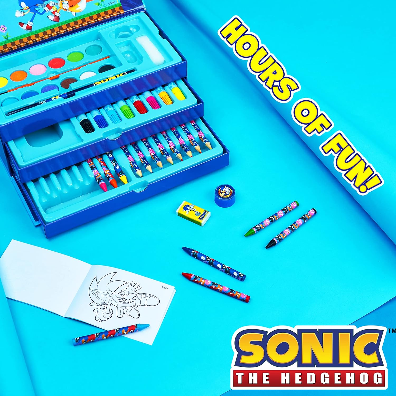 SONIC THE HEDGEHOG Colored Pencils Art Supplies Kids Philippines | Ubuy