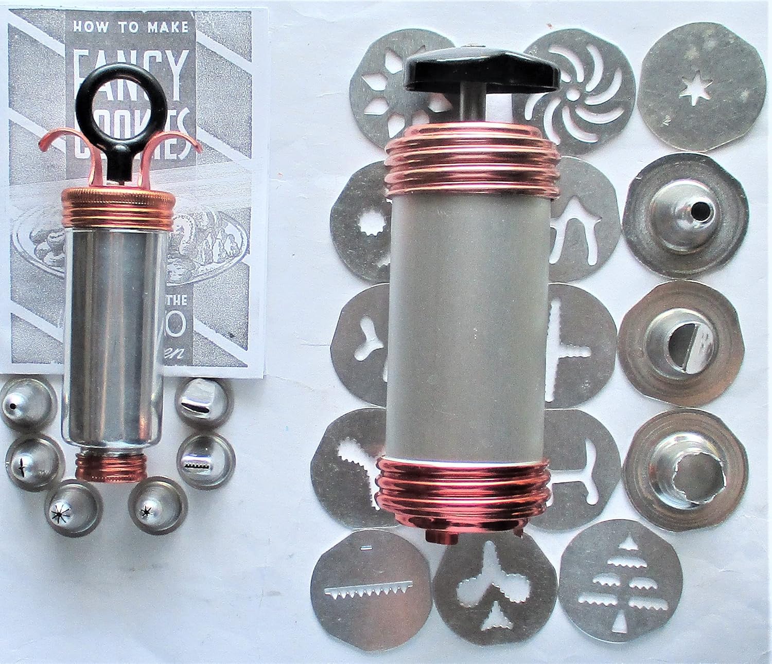 Amazon.com: VINTAGE Mirro Cookie Press [cooky press] and decorator set ...