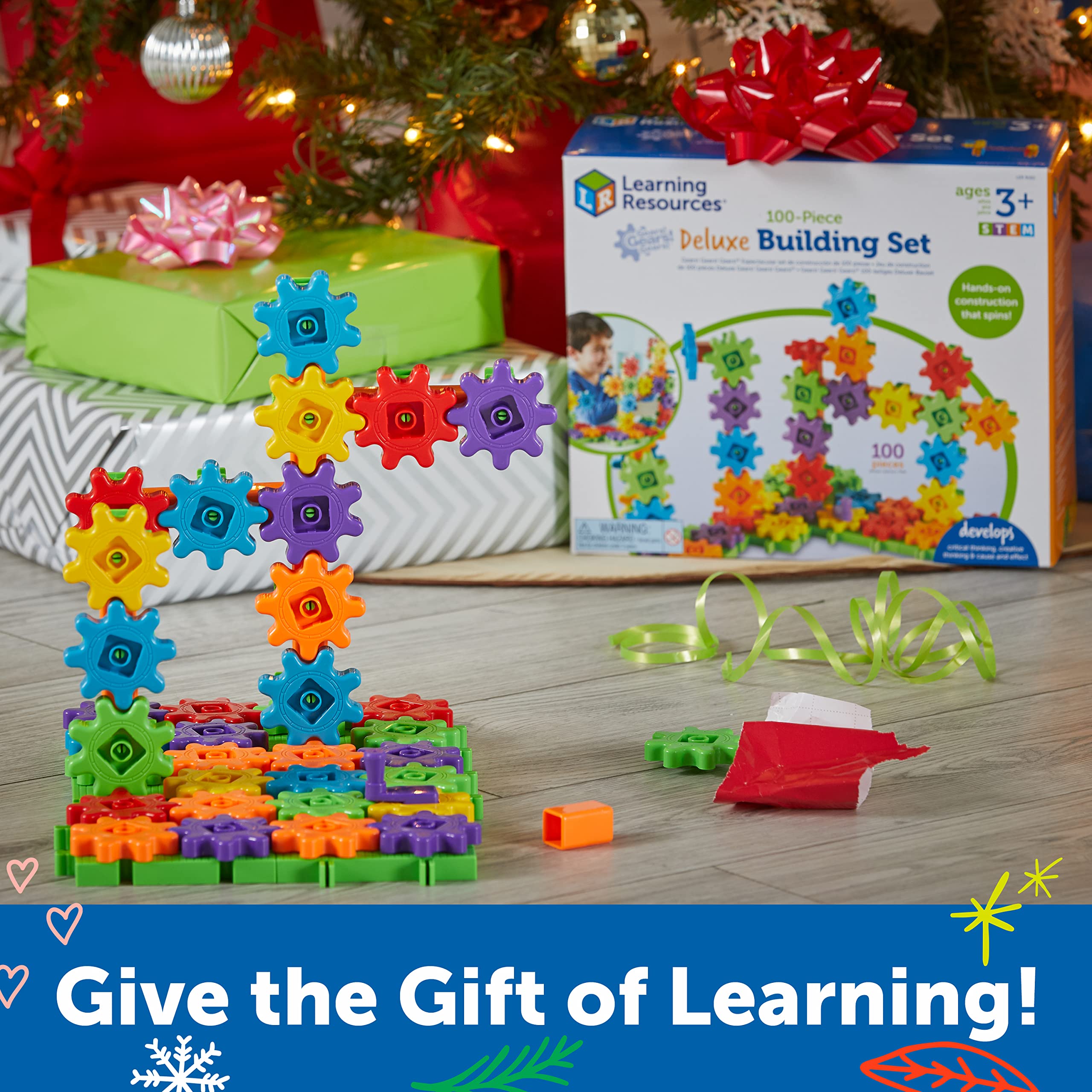 Learning Resources Gears! Gears! Gears! Super Building Toy Set, STEM ...