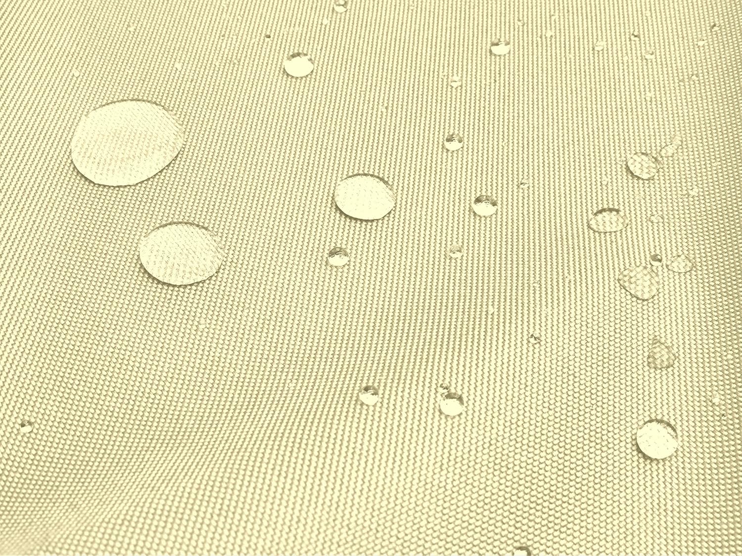 Ivory Heavy Duty Waterproof Canvas Material Fabric by The Metre 600 ...