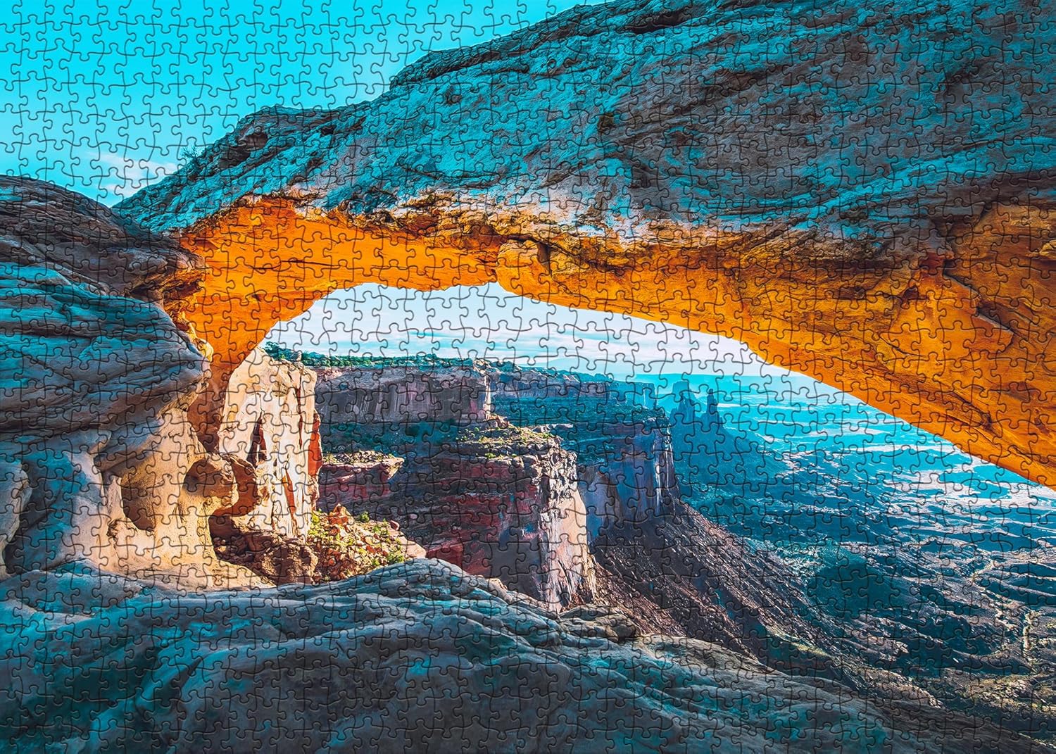 Amazon.com: Mesa Arch Sunrise Puzzles for Adults 1000 Pieces, Delicate ...